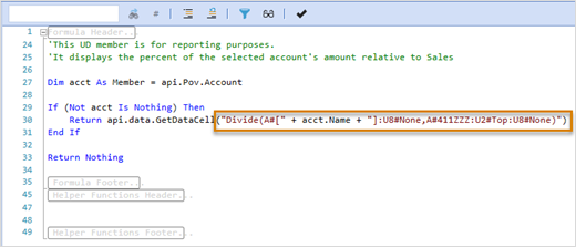 Write a Dynamic Calculation